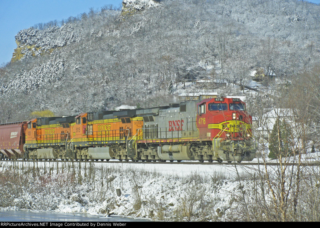 BNSF 4716, BNSF's St.Croix Sub.